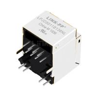 China Halo HFJV1-E2450-L78RL Compatible LINK-PP LPJD5011B136NL 10/100Base-T Green&Orange/Orange&Green LED Vertical rj45 surface mount network jack for sale
