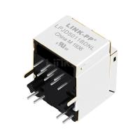 China Halo HFJV1-E2450-L12RL Compatible LINK-PP LPJD5011BDNL 10/100 Base-T Vertical RJ45 Connector Yellow/Green LED for sale