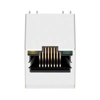 China Halo HFJV1-E2450-L12RL Compatible LINK-PP LPJD5011BDNL 10/100 Base-T Vertical RJ45 Connector Yellow/Green LED for sale