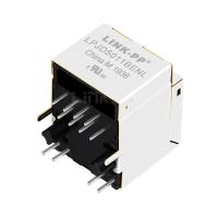 China Halo HFJV1-E2450-L21RL Compatible LINK-PP LPJD5011BENL 10/100Base-T Green/Yellow LED Vertical rj45 surface mount network jack for sale