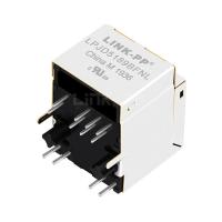 China Tyco 1840469-1 Compatible LINK-PP LPJD5189BFNL 10/100Base-T Green/Green LED Vertical RJ45  Connector Price for sale