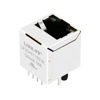 China WE 74990101210 Compatible LINK-PP LPJD4011BENL 10/100 Base-T Green/Yellow LED Vertical MagneticRJ45 Jack for sale