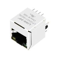China WE 74990101210 Compatible LINK-PP LPJD4011BENL 10/100 Base-T Green/Yellow LED Vertical MagneticRJ45 Jack for sale