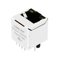 China Hanrun HR951180AE Compatible LINK-PP LPJD4110BANL 10/100 Base-T Yellow/Green LED Vertical RJ45 Connector Port for sale