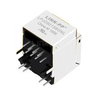 China TJLC-001TA1 Compatible LINK-PP LPJD5013BGNL 10/100 Base-T Yellow/Green Led Vertical RJ45 Ethernet Connectors for sale