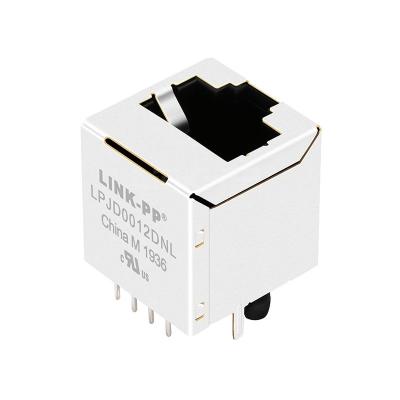 China E&E MJ0012DNL Compatible LINK-PP LPJD0012DNL 10/100Base-T Without LED Vertical RJ45 Sockets for sale