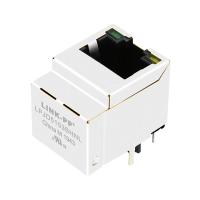 China LPJD5153BHNL 10/100 Base-T Vertical RJ45 Mag Jack With PoE Green/Yellow LED for sale