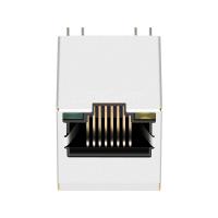 China LPJD5153BHNL 10/100 Base-T Vertical RJ45 Mag Jack With PoE Green/Yellow LED for sale
