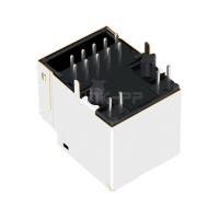 China LPJD5153BHNL 10/100 Base-T Vertical RJ45 Mag Jack With PoE Green/Yellow LED for sale