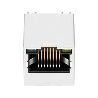 China LPJD4012-9BENL 10/100 Base-T Green/Yellow Leds Vertical RJ45 Female Connector for sale