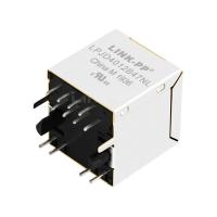 China LPJD4012B47NL 10/100 Base-T Green&Yellow/Green&Yellow Led Vertical RJ45 Modular Jack Connectors for sale