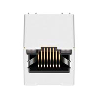 China LPJD4012B47NL 10/100 Base-T Green&Yellow/Green&Yellow Led Vertical RJ45 Modular Jack Connectors for sale