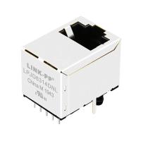 China LPJD6314DNL 10/100 Base-T Without LED POE Vertical Lan RJ45 Connector for sale