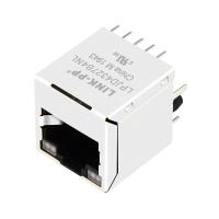 China LPJD4327B4NL 10/100 Base-T POE Vertical RJ45 Integrated Connector With Green&Yellow/Green&Yellow LEDs for sale