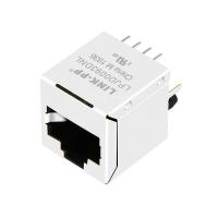 China LPJD0093DNL 10/100 Base-T Vertical Integrated RJ45 Connector Without LED for sale