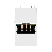 China UDE RVB-ZZ-0004 Compatible LINK-PP LPJD3012B36NL 10/100 Base-T RJ45 Magnetic Vertical Jack Green/Orange Led for sale