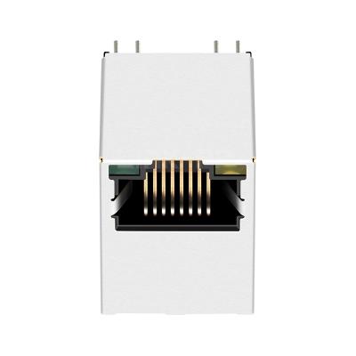 China UDE RVB-ZZ-0004 Compatible LINK-PP LPJD3012B36NL 10/100 Base-T RJ45 Magnetic Vertical Jack Green/Orange Led for sale