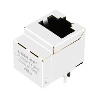 China LPJD5011DNL 10/100Base-T Vertical RJ45 Jack With Magnetics Without Leds for sale