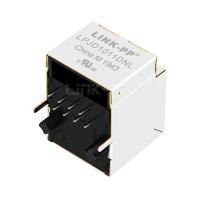 China Halo HFJV1-2450RL Compatible LINK-PP LPJD1011DNL 10/100Base-T Vertical RJ45 Jack With Magnetics Without Leds for sale