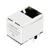 China Belfuse V890-1AX1-A1 Compatible LINK-PP LPJD0834BDNL 10/100/1000 Base-T Yellow/Green LED Vertical Female RJ45 Ethernet Jack for sale