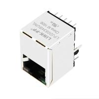 China Belfuse V890-1RX1-A1 Compatible LINK-PP LPJD0834BUNL 100/1000 Base-T Green/Yellow&Green Led 180 Degree Vertical RJ45 Jack for sale