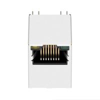 China Hanrun HR871190A Compatible LINK-PP LPJD0835BDNL 10/100/1000 Base-T Yellow/Green LED Vertical RJ45 Jack With Magnetics for sale