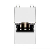 China Belfuse V890-1CX1-46 Compatible LINK-PP LPJD0916B47NL 10/100/1000 Base-T Yellow/Green LED Vertical rj45 jack manufacturers for sale