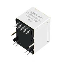 China Belfuse V890-1AX1-Y5 Compatible LINK-PP LPJD4835BDNL 10/100/1000 Base-T Yellow/Green  LED Vertical Integrated RJ-45 Connector for sale