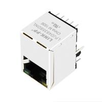 China Belfuse V890-1AX1-Y5 Compatible LINK-PP LPJD4835BDNL 10/100/1000 Base-T Yellow/Green  LED Vertical Integrated RJ-45 Connector for sale