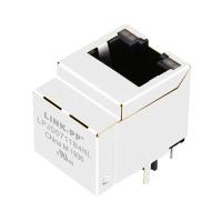 China Belfuse 1840417-4 Compatible LINK-PP LPJD0711B4NL 10/100/1000 Base-T Green&Yellow LED Vertical RJ45 Gigabit Ethernet for sale