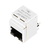 China Belfuse 1840417-4 Compatible LINK-PP LPJD0711B4NL 10/100/1000 Base-T Green&Yellow LED Vertical RJ45 Gigabit Ethernet for sale