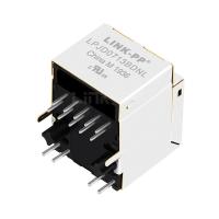 China Halo HFJV1-1G01-L12RL Compatible LINK-PP LPJD0713BDNL 10/100/1000 Base-T Vertical RJ45 Connector Yellow/Green LED for sale