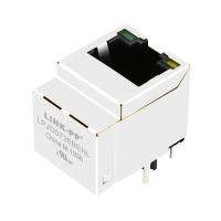China Halo HFJV1-1G11-L12RL Compatible LINK-PP LPJD0726BENL 10/100/1000 Base-T Green/Yellow LED Vertical Ethernet RJ45 Connector for sale
