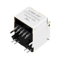China Halo HFJV1-1G11-L12RL Compatible LINK-PP LPJD0726BENL 10/100/1000 Base-T Green/Yellow LED Vertical Ethernet RJ45 Connector for sale