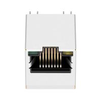 China Halo HFJV1-1G11-L12RL Compatible LINK-PP LPJD0726BENL 10/100/1000 Base-T Green/Yellow LED Vertical Ethernet RJ45 Connector for sale