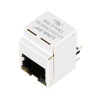 China Halo HFJV1-1G11-L12RL Compatible LINK-PP LPJD0726BENL 10/100/1000 Base-T Green/Yellow LED Vertical Ethernet RJ45 Connector for sale