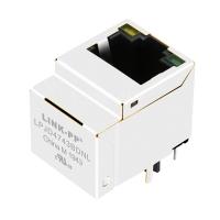 China Halo HFJV1-E1G41-L12RL Compatible LINK-PP LPJD4743BDNL 10/100/1000 Base-T Vertical Magnetic RJ45 Jack Yellow/Green LED for sale