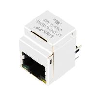 China Halo HFJV1-E1G41-L12RL Compatible LINK-PP LPJD4743BDNL 10/100/1000 Base-T Vertical Magnetic RJ45 Jack Yellow/Green LED for sale