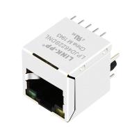 China Tyco 5-2301995-3 Compatible LINK-PP LPJD4622BDNL 100/1000 Base-T Yellow/Green Led RJ45 Vertical Mount MagJack for sale