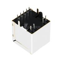 China Tyco 2301995-3 Compatible LINK-PP LPJD4622BDNL 10/100/1000 Base-T Yellow/Green LED Vertical MagneticRJ45 Jack for sale