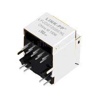 China WE 7499110120 Compatible LINK-PP LPJD0720BENL 10/100/1000 Base-T Yellow/Green LED Vertical MagneticRJ45 Jack for sale
