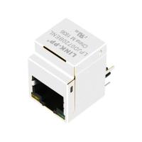 China WE 7499110120 Compatible LINK-PP LPJD0720BENL 10/100/1000 Base-T Yellow/Green LED Vertical MagneticRJ45 Jack for sale