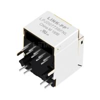 China Halo HFJV1-1G16-L11RL Compatible LINK-PP LPJD0773BFNL 10/100/1000 Base-T Green/Green LED Vertical RJ45 Connector Port for sale