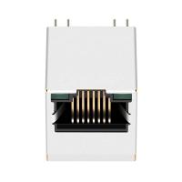 China Halo HFJV1-1G16-L11RL Compatible LINK-PP LPJD0773BFNL 10/100/1000 Base-T Green/Green LED Vertical RJ45 Connector Port for sale
