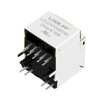 China Tyco 1840459 Compatible LINK-PP LPJD4709BENL 100/1000 Base-T Green/Yellow Led Vertical RJ45 Ethernet FastJacks for sale