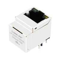 China Tyco 1840417-2 Compatible LINK-PP LPJD0711BENL 10/100/1000 Base-T Green/Yellow LED Vertical RJ45 Female PCB Connector for sale
