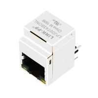 China Halo HFJV1-1G41-L12RL Compatible LINK-PP LPJD0743BDNL 10/100/1000 Base-T Vertical Industrial RJ45 Ethernet Connector Yellow/Green LED for sale