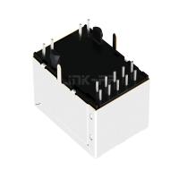 China PULSE JXD3-0002NL Compatible LINK-PP LPJD4834BDNL 10/100/1000 Base-T Yellow/Green LED Vertical Lan Ethernet RJ45 for sale