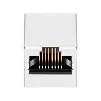 China LPJD4013DNL RJ45 Magnetic Jack Vertical Mount 10/100 Base-T Without Led Single Port for sale