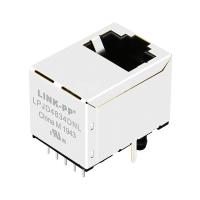 China LPJD4834DNL 10/100/1000 Base-T Without LED Vertical Ethernet RJ45 Connector for sale